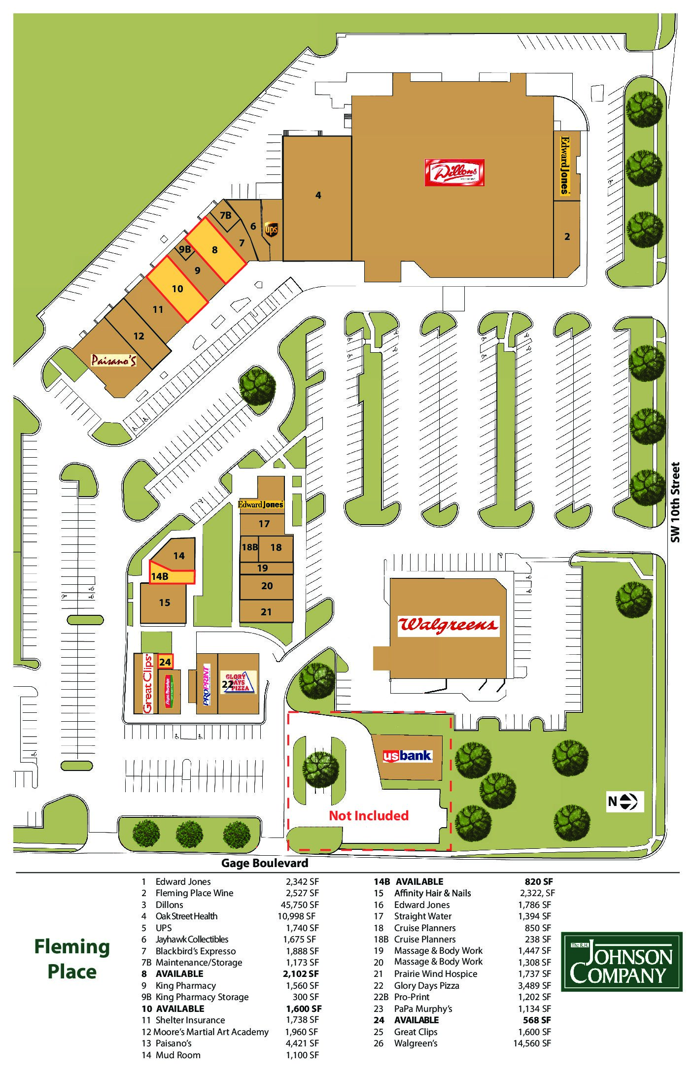 Fleming Place Site Plan - The R.H. Johnson Company